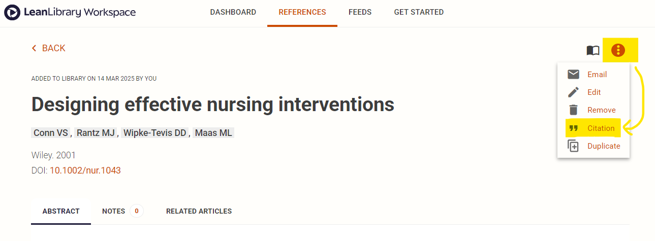 How do I cite my references? – Lean Library Users