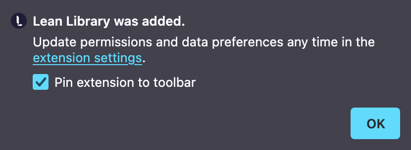 Downloading the extension on FireFox – Lean Library Users