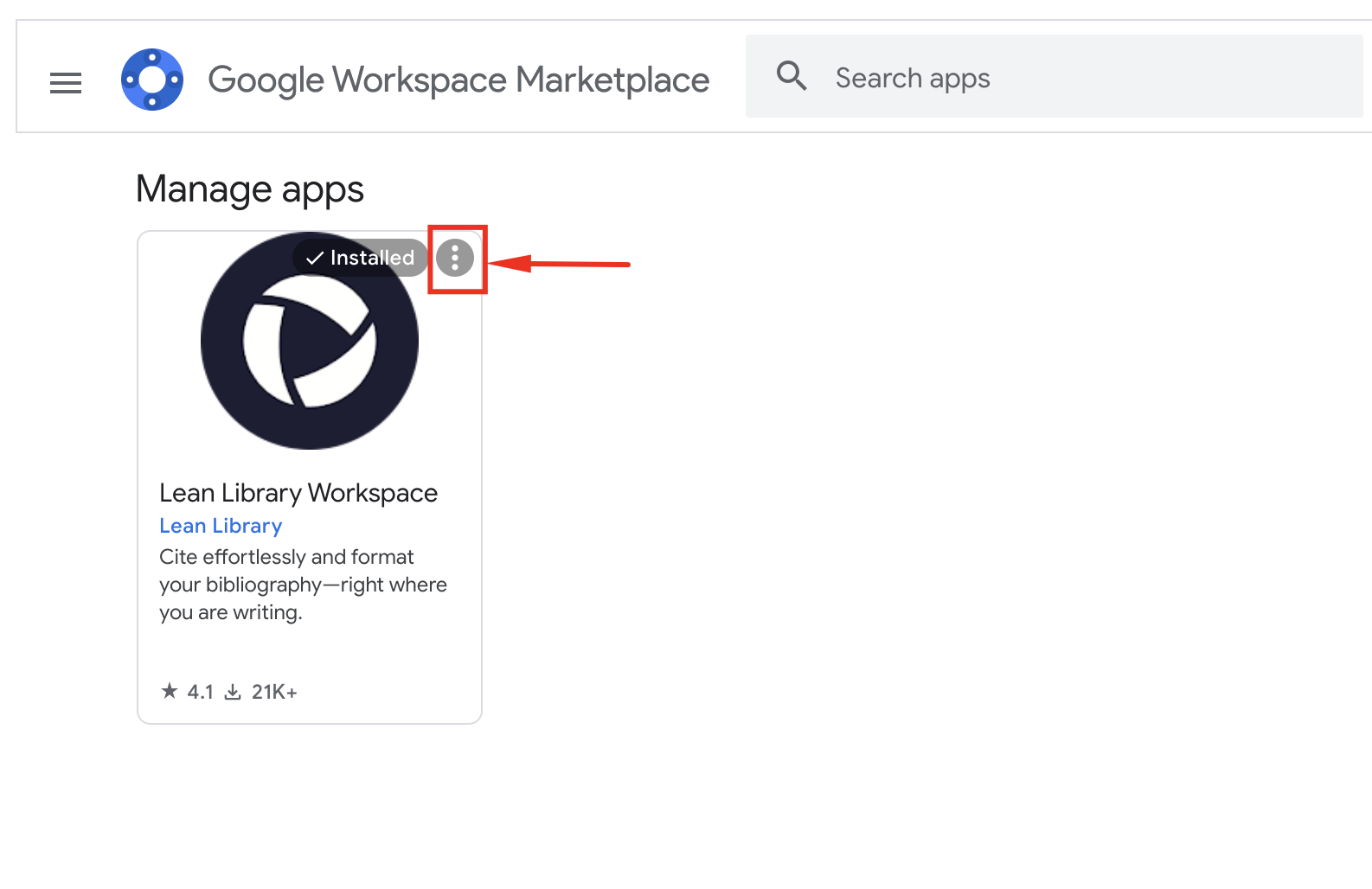 Google Docs Add-on Uninstall/Reinstall – Lean Library Users